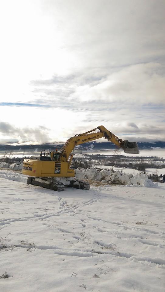 Oppstart grunnarbeid - Botn boligfelt